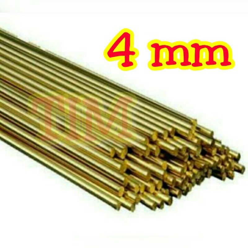 Jual Kawat Las Kuningan 2.5MM x 1METER | Batangan Panjang 1m | Shopee ...