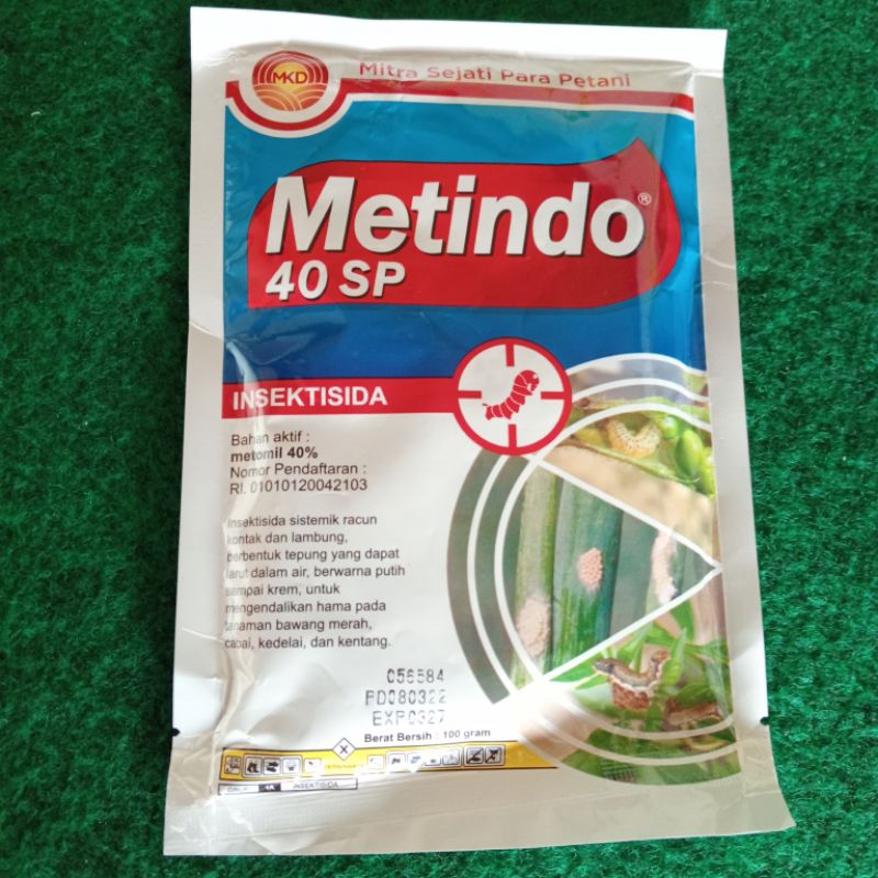 Jual Insektisida Metindo 40SP Metomil 40% 100gr | Shopee Indonesia