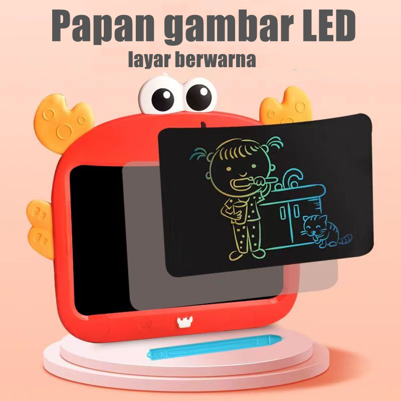 Jual 8.5 inci Papan Gambar Anak-anak Tablet Tulis Layar LCD Mainan ...