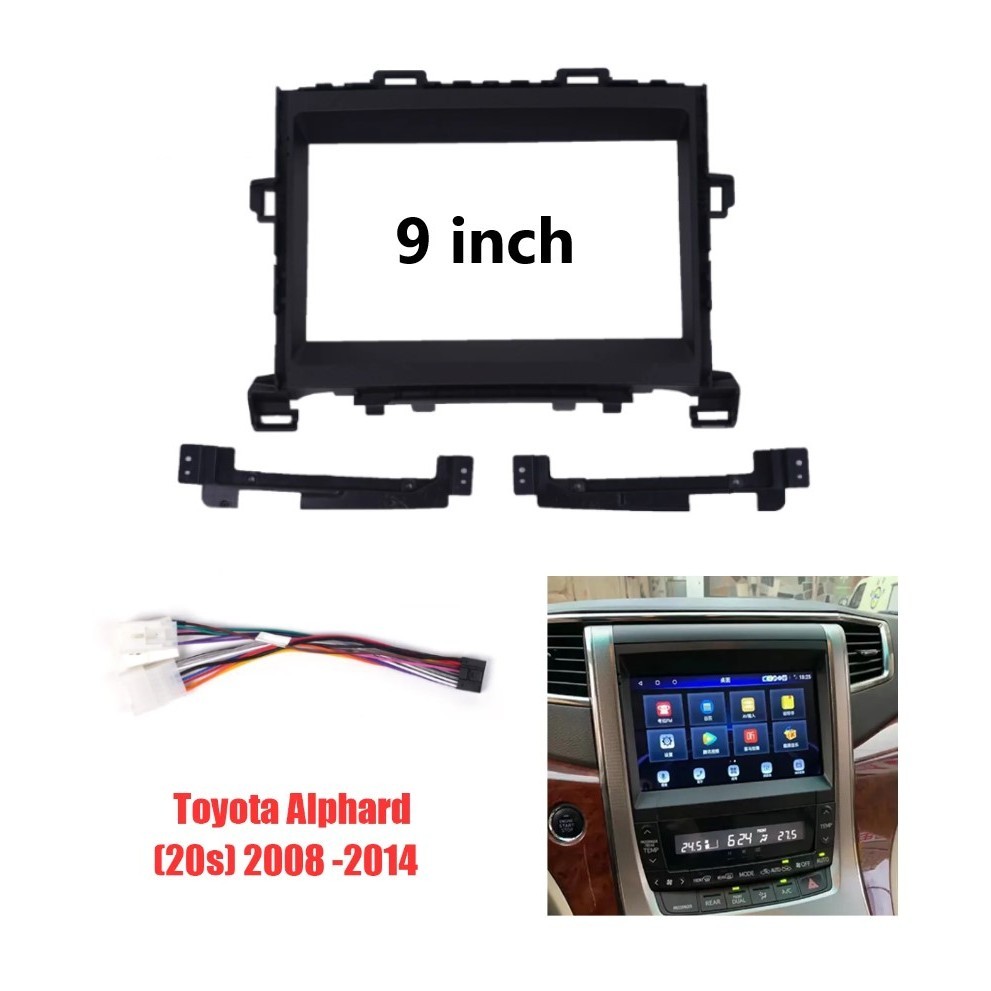 Jual Frame 9 inch Toyota Alphard / Vellfire 2008 Panel Head Unit ...