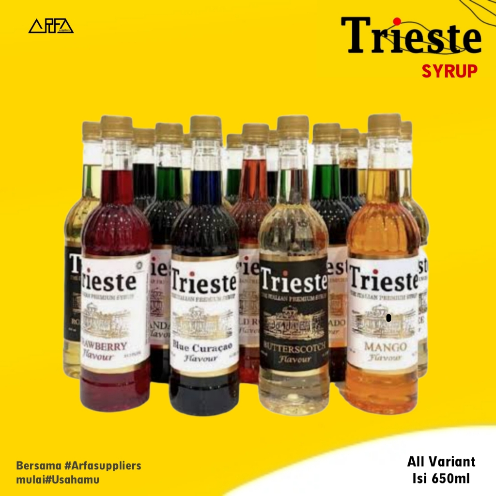 Jual Trieste Syrup All Flavour Semua Rasa | Shopee Indonesia