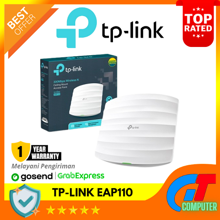 Jual TPLINK EAP110 300Mbps Wireless N Ceiling Mount Access Point TL ...