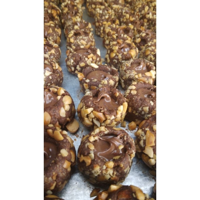 Jual COOKIES NUTELLA LUMER uk toples 250gr | Shopee Indonesia