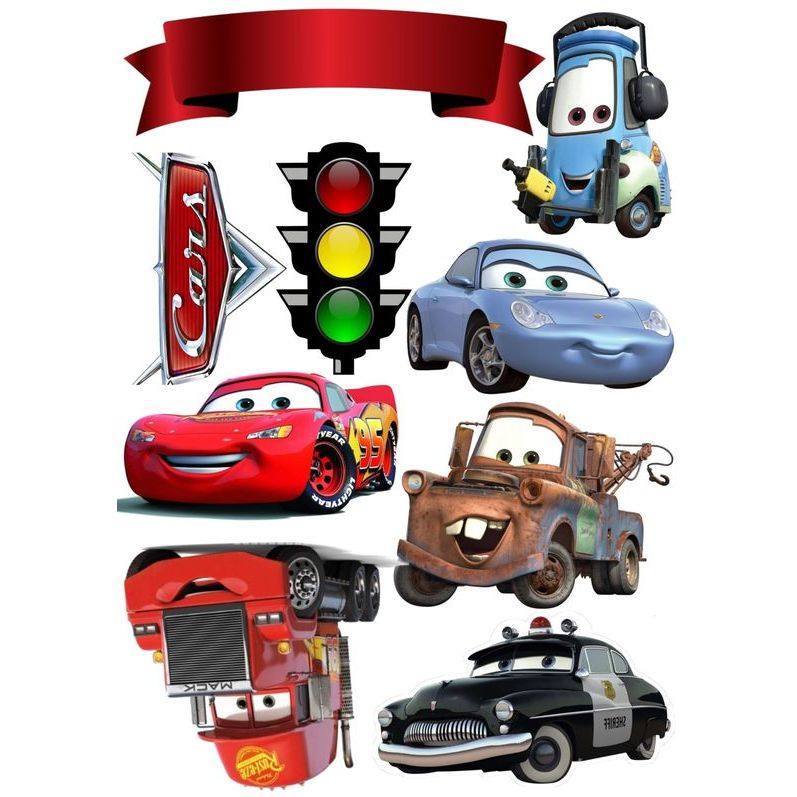 Jual Cars/Topper Cake Happy Birthday Bisa Request Nama dan umur/Topper ...