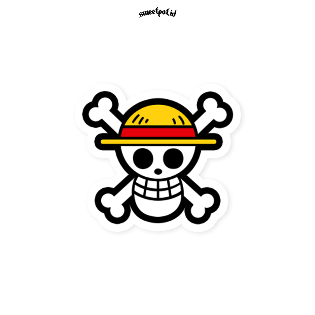 Jual (BISA COD) STIKER AESTHETIC "ONE PIECE" / STIKER HELM / STIKER ...