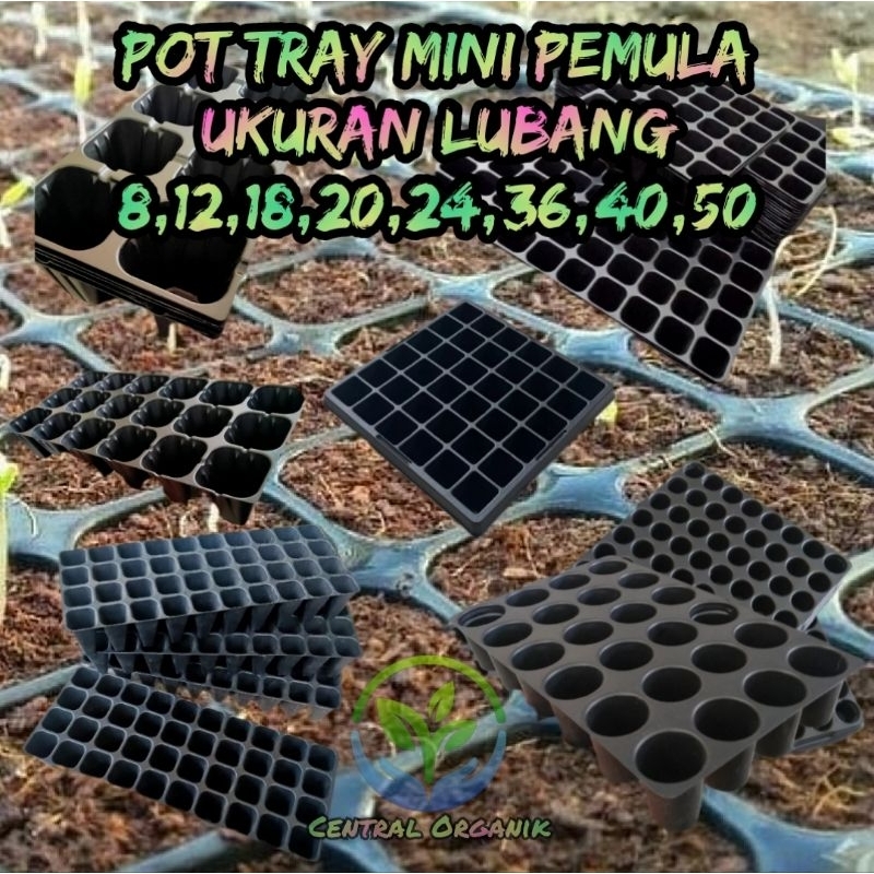 Jual Pot Tray Mini Untuk Pemula Ukuran Lubang 8.12.18.20.24.36.30.50 ...