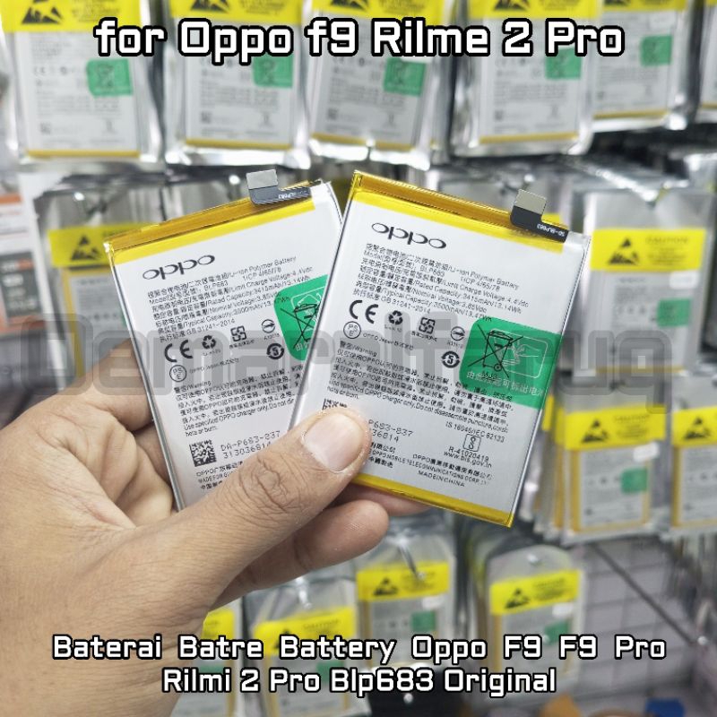 Jual Baterai Batre Battery Oppo F9 F9 Pro Rilmi 2 Pro Blp683 Original ...