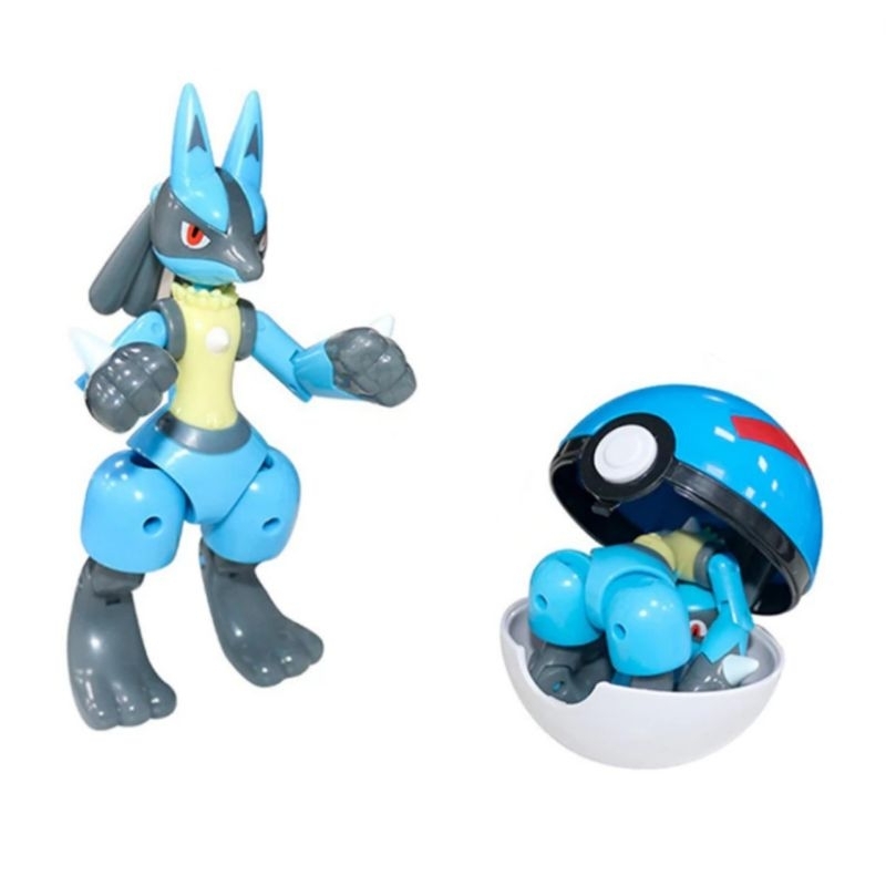 Jual Mainan Figure Pokemon Pokeball / Pokemon Ball / Pokemon Figure Deformation / Pokemon ...