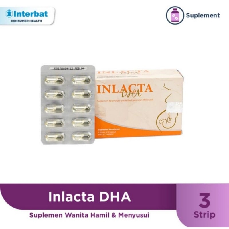 Jual Inlacta DHA Box 30 Caps | Shopee Indonesia