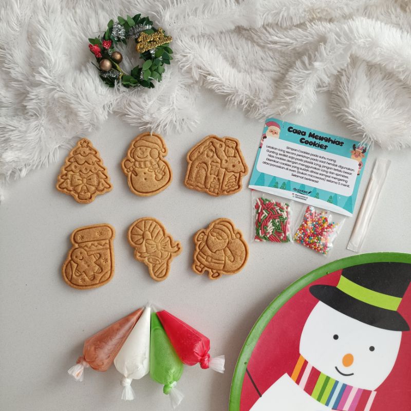 Jual DIY Cookie Kit Christmas | Christmas DIY Cookies | Menghias ...