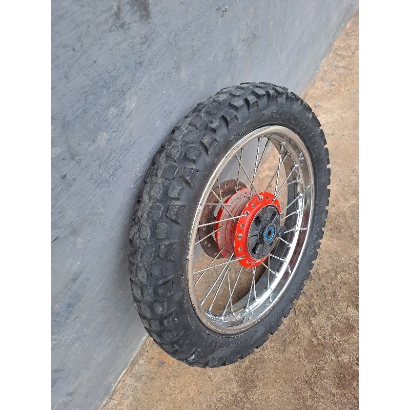 Jual roda belakang copotaan klx ring dan ban ring 16 set arem | Shopee ...