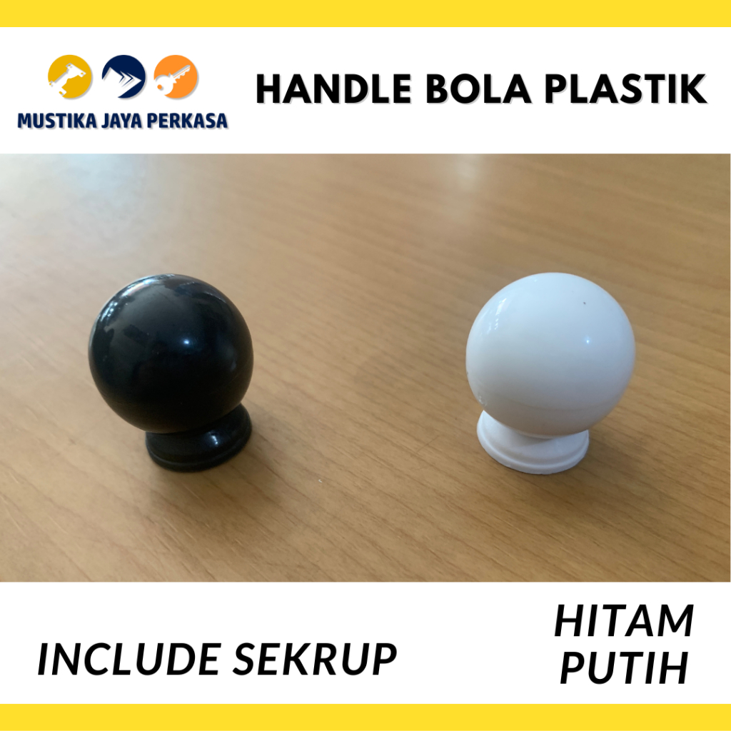 Jual (10pcs) Handle Lemari Laci Bola Bulat Putih | Shopee Indonesia