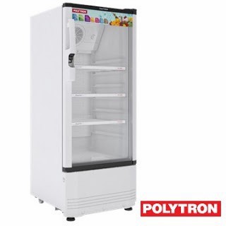 Jual POLYTRON SHOWCASE 1 PINTU 140 LITER 3 RAK BUKAAN BOTOL SCN 141X ...