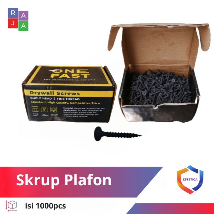 Jual Sekrup Skrup Untuk Pemasangan PVC dan Gypsum Harga Per Box Isi ...