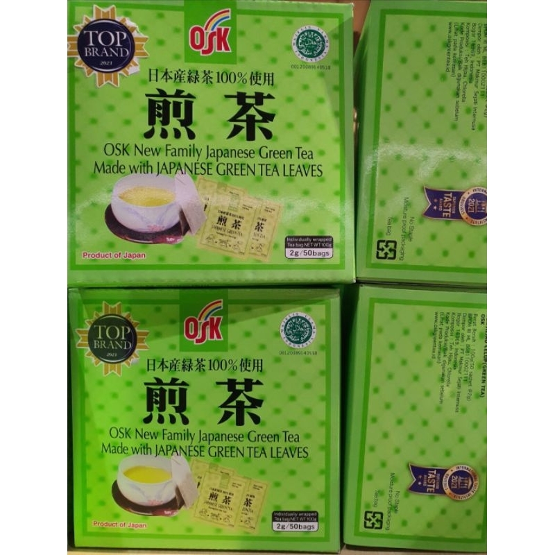 Jual OSK New Family Japanese Green Tea 2g 50bags Expired 6 Juni 2026 ...