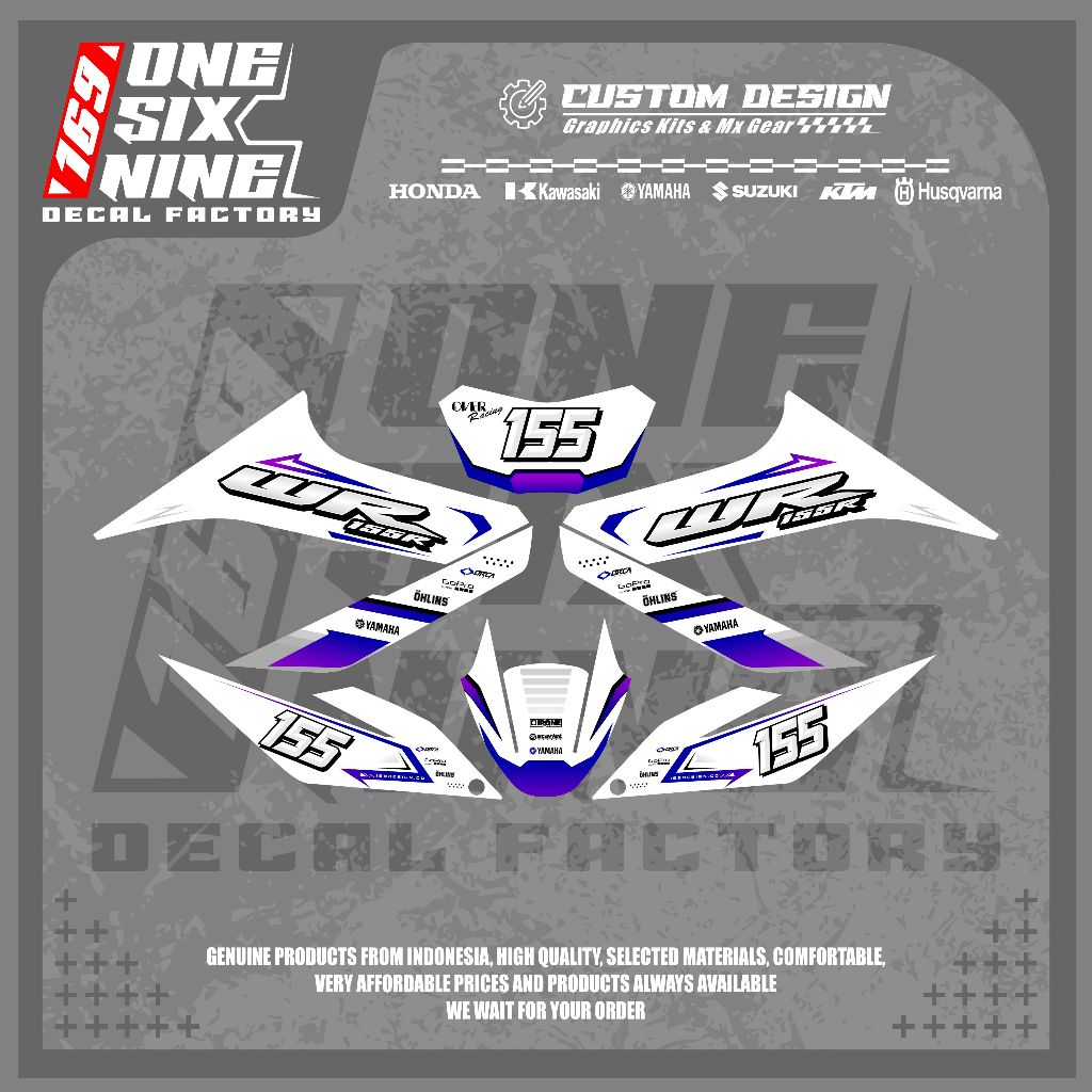 Jual Striping Yamaha Wr 155 Simple Design - Bebas Request Design ...