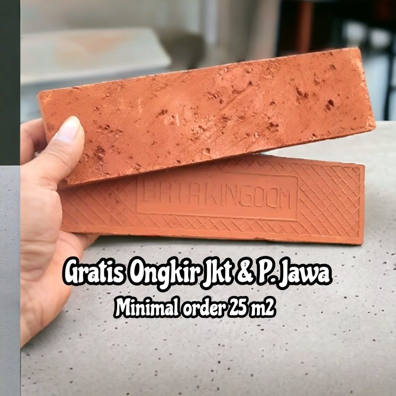 Jual bata tempel Gurat Natural textur kasar For bata expose/Gratis ...
