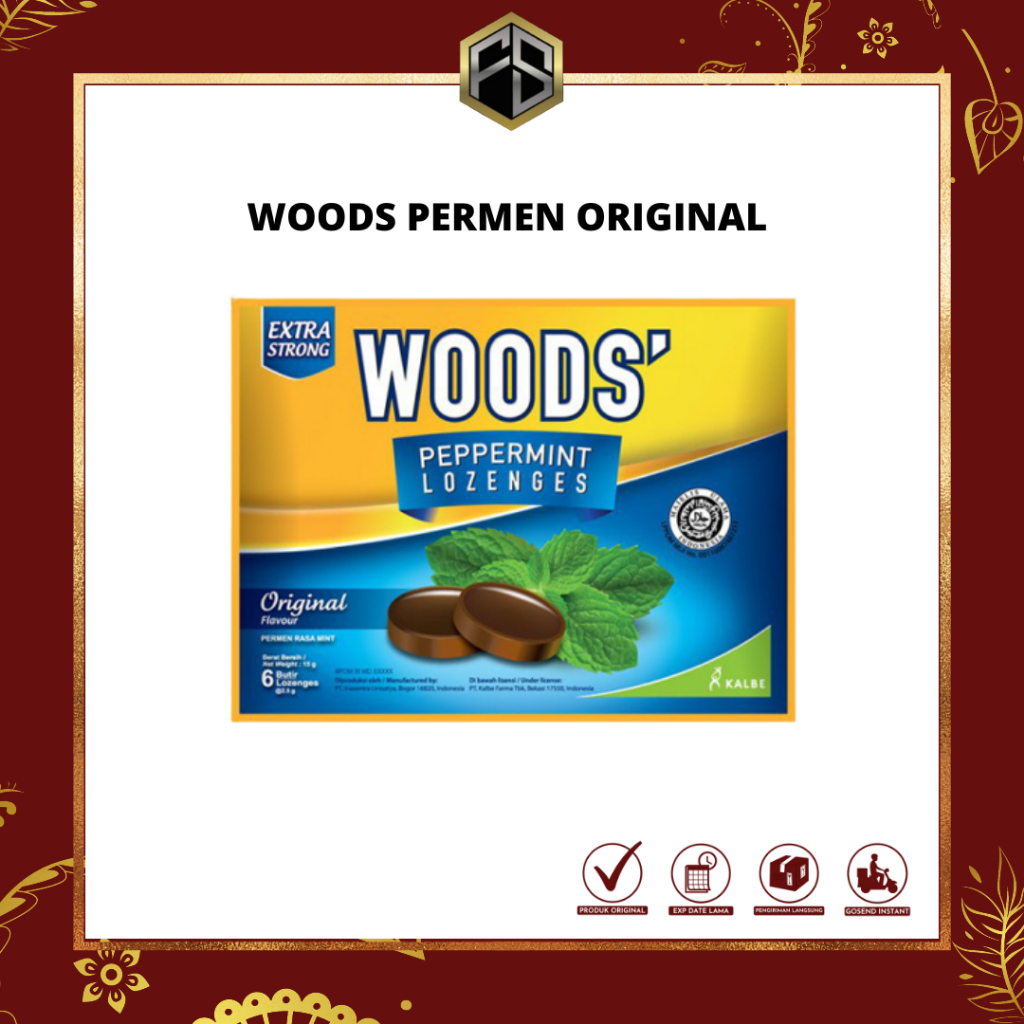 Jual Permen Woods - Permen Pelega Tenggorokan & Penyegar Nafas Wood ...