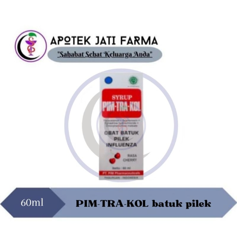 Jual PIM-TRA-KOL batuk pilek influenza 60ml | Shopee Indonesia