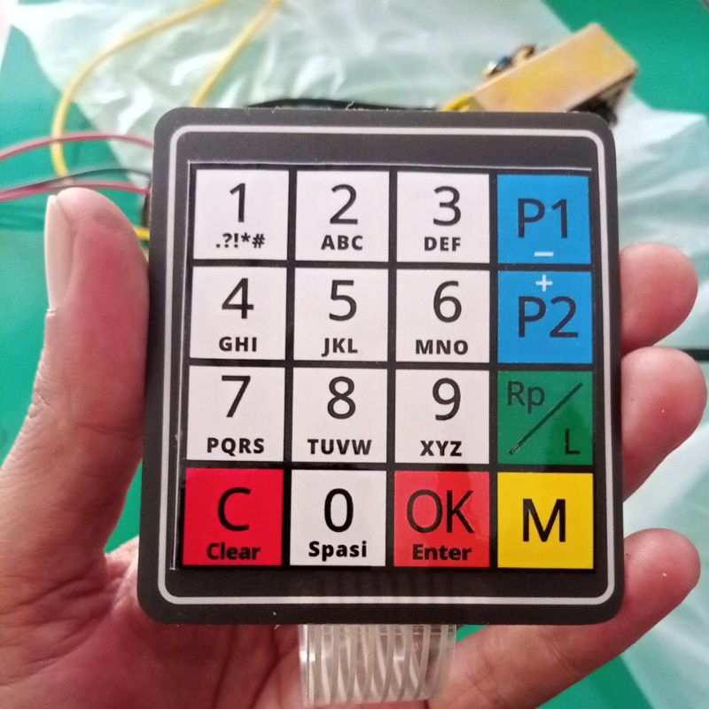 Jual Keypad Pom Mini Sticker Laminasi Tombol Custom | Shopee Indonesia