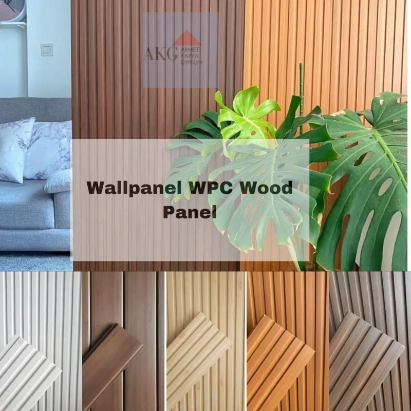 Jual Wallpanel WPC Wood Panel Dinding Kisi Kisi Kayu Pengganti Wallpaper Panjang 2.90 Meter ...