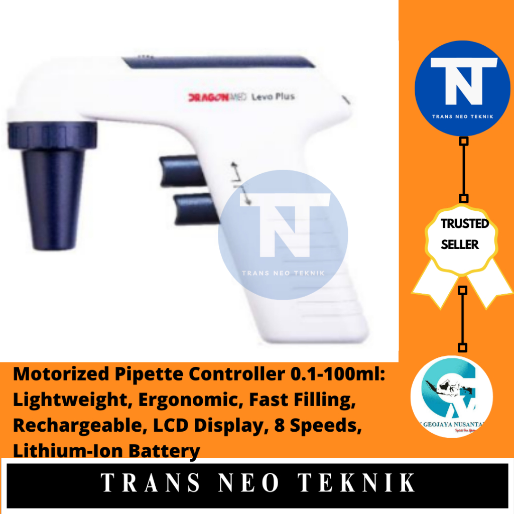 Jual Motorized Pipette Controller 0.1-100ml: Lightweight, Ergonomic ...