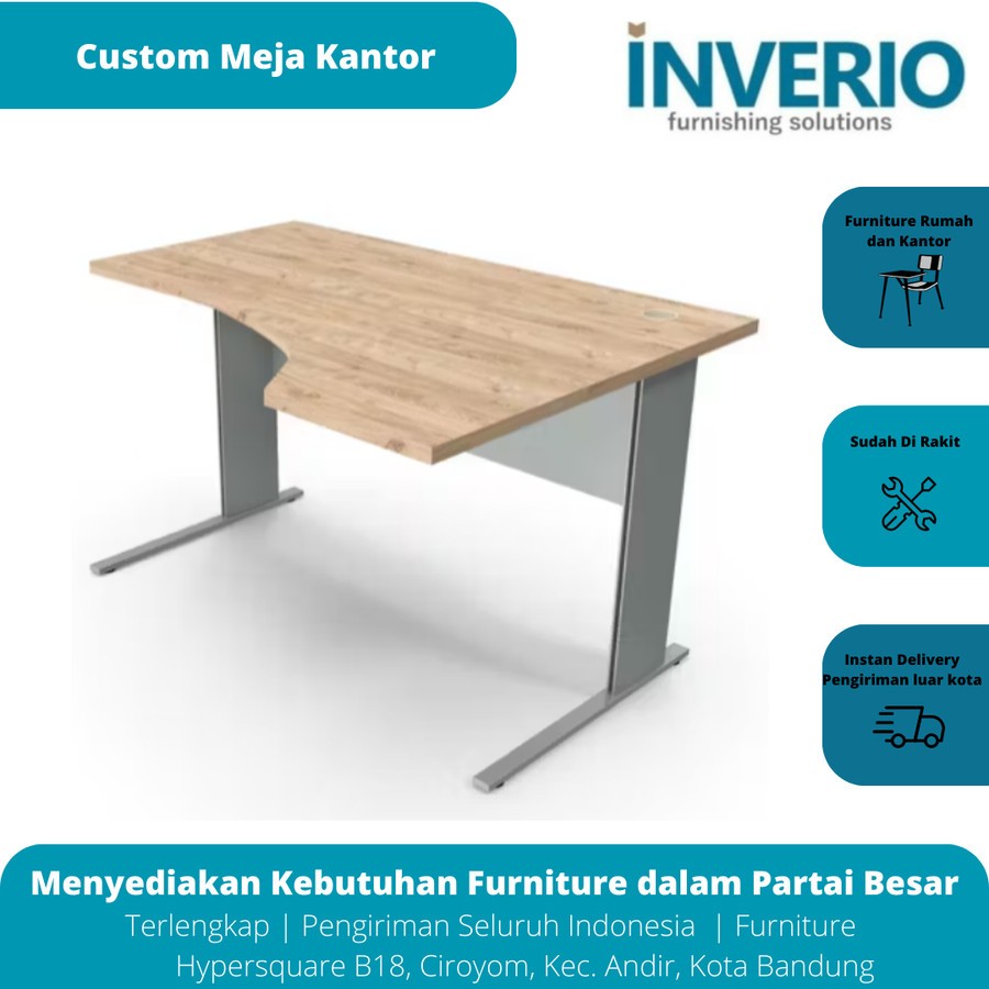 Jual Custom Meja Kerja Inverio | Shopee Indonesia