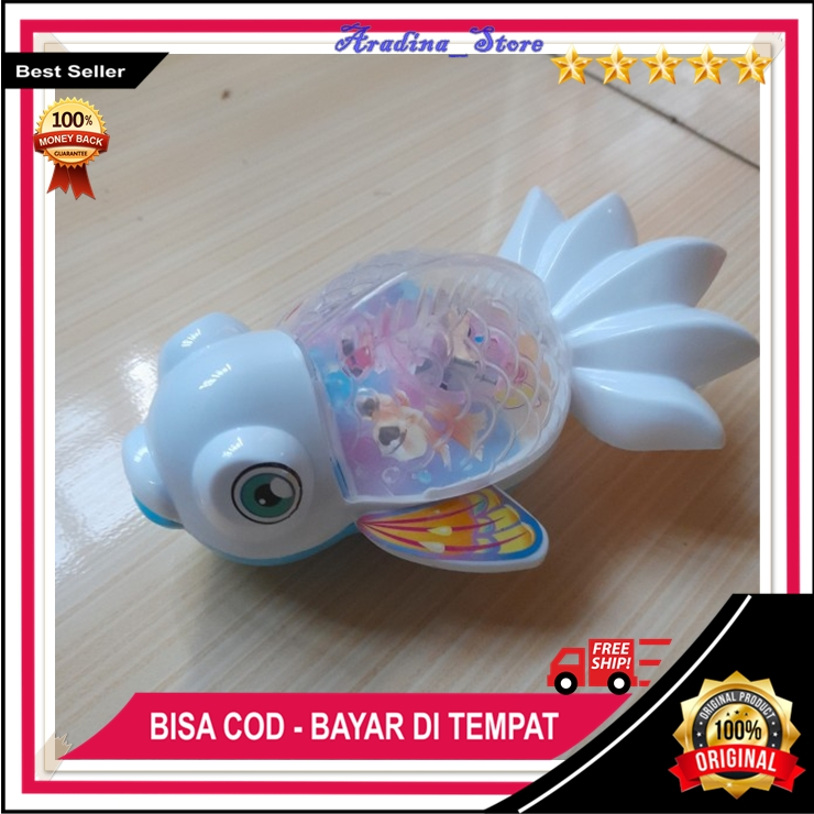 Jual Mainan Ikan Tarik Mainan Ikan Berjalan Mainan Anak Lucu Mainan ...