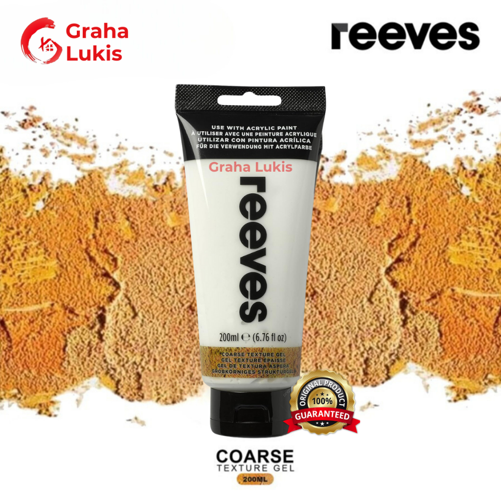 Jual Reeves Coarse Texture Gel 200ml - Tekstur Pasir | Shopee Indonesia