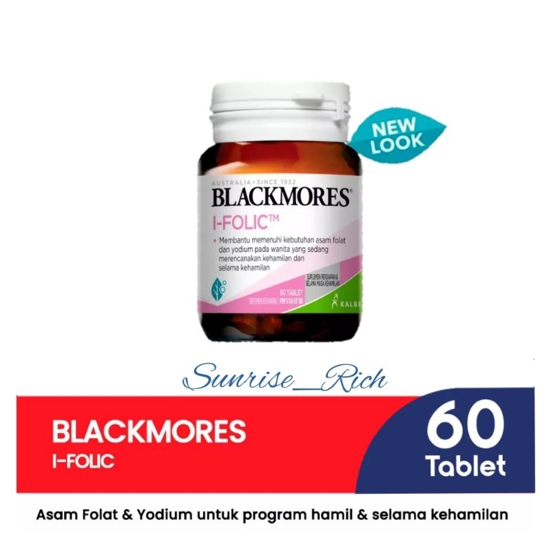 Jual BLACKMORES I-FOLIC 60 Tablet / Asam Folat / Suplemen Kehamilan | Shopee Indonesia