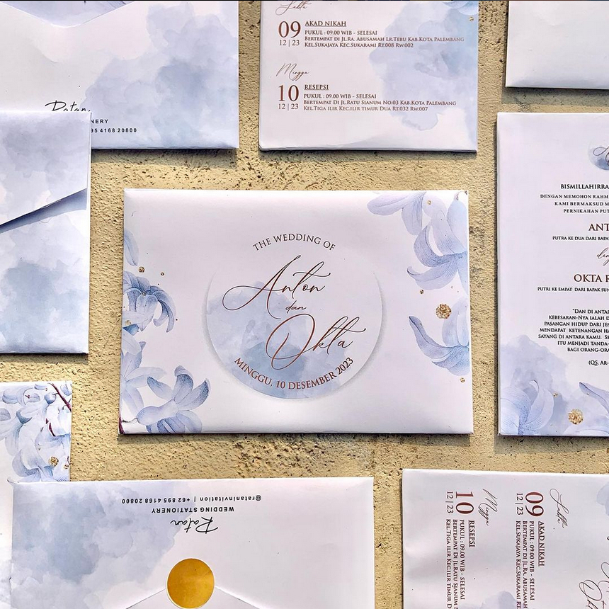 Jual Undangan Pernikahan Hardcover Aesthetic | Undangan Hard Cover ...