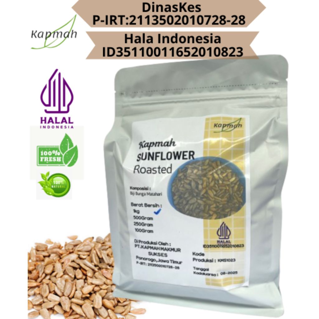 Jual Sunflower seed Roasted 250 GRAM / Biji Bunga Matahari Panggang ...