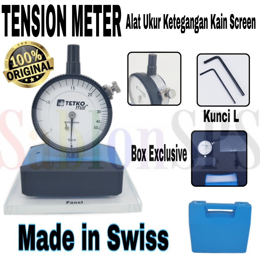 Jual TETKO MAT TENSION METER TENSI PENGUKUR KETEGANGAN KAIN SCREEN ...