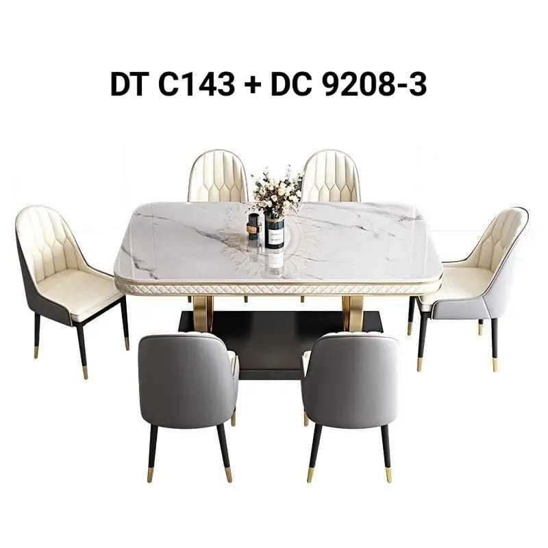 Jual MEJA MAKAN IMPORT DT143 + DC9208-3 / MEJA MAKAN IMPOR MINIMALIS 6 ...