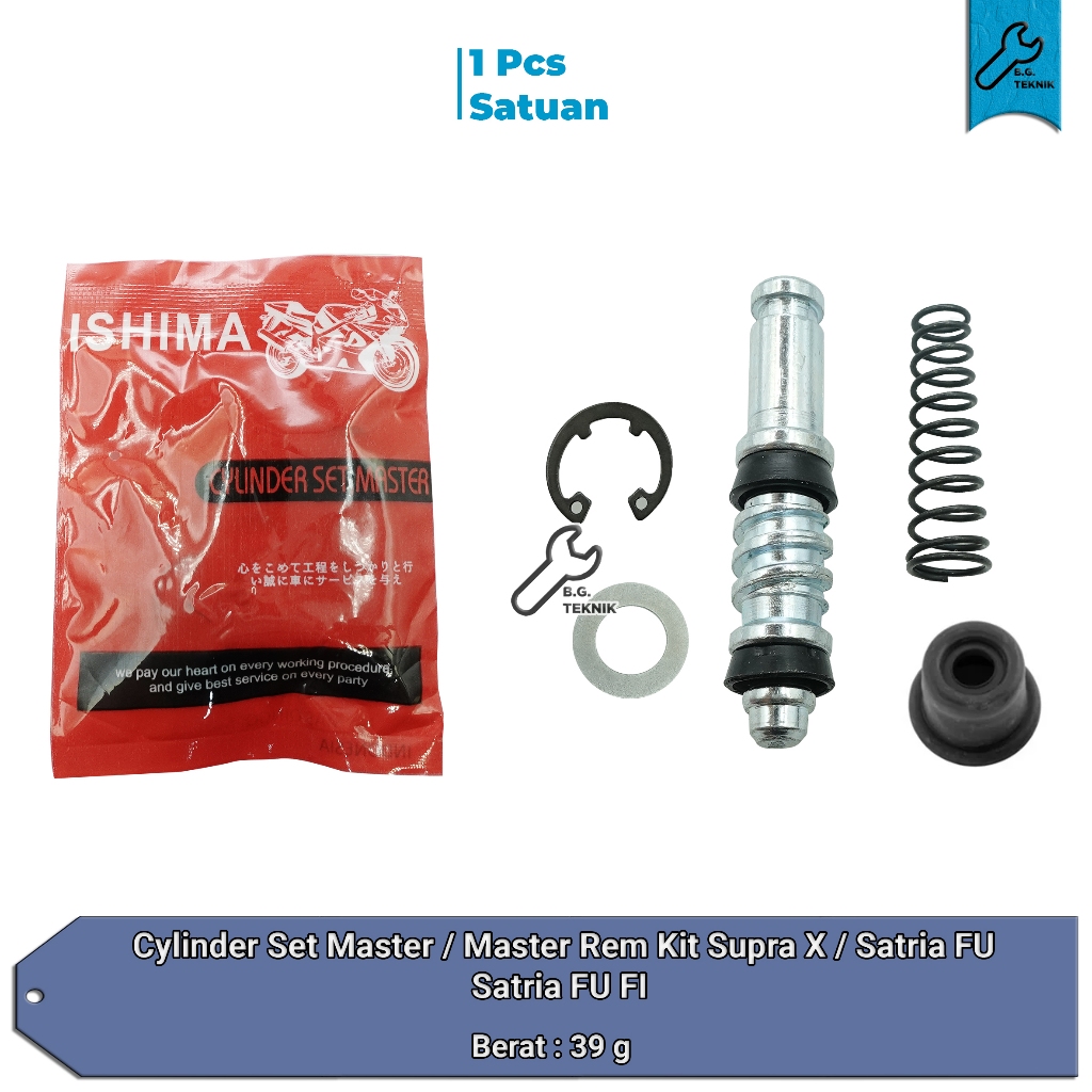 Jual MASTER REM KIT MOTOR / SUPRA X / SATRIA FU - BANG TEKNIK | Shopee Indonesia