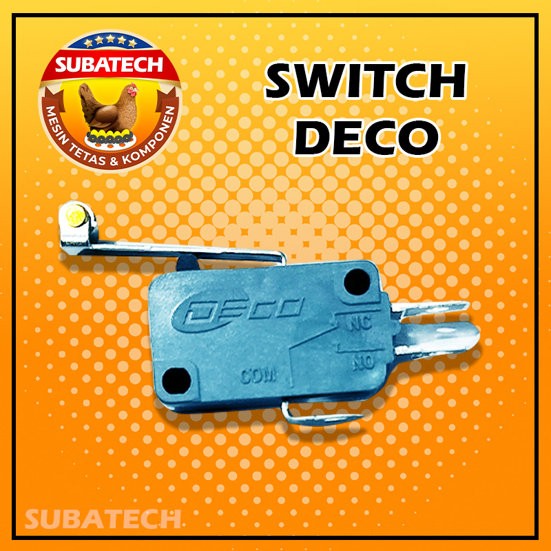 Jual Micro Switch Microswitch DECO untuk Komponen Mesin Tetas Telur ...