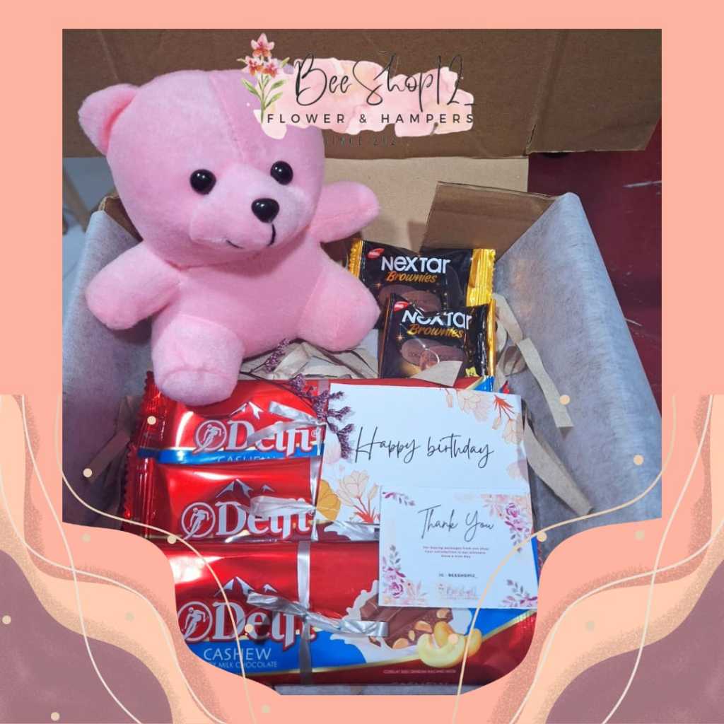 Jual HAMPERS BONEKA COKELAT DELFI / GIFT BOX WISUDA, ULANG TAHUN ...