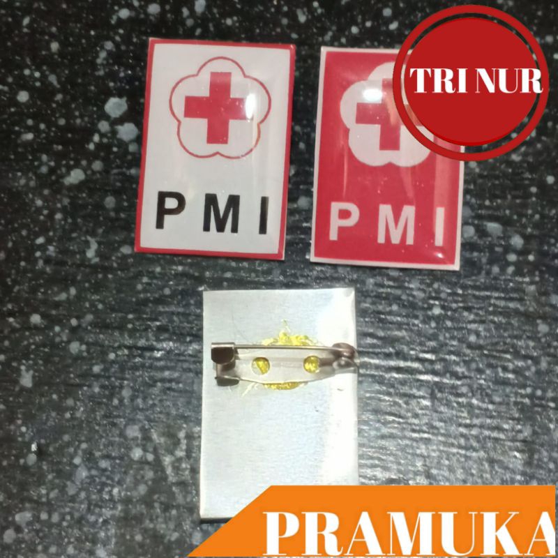 Jual Pin bros PMI persegi Resin | Shopee Indonesia