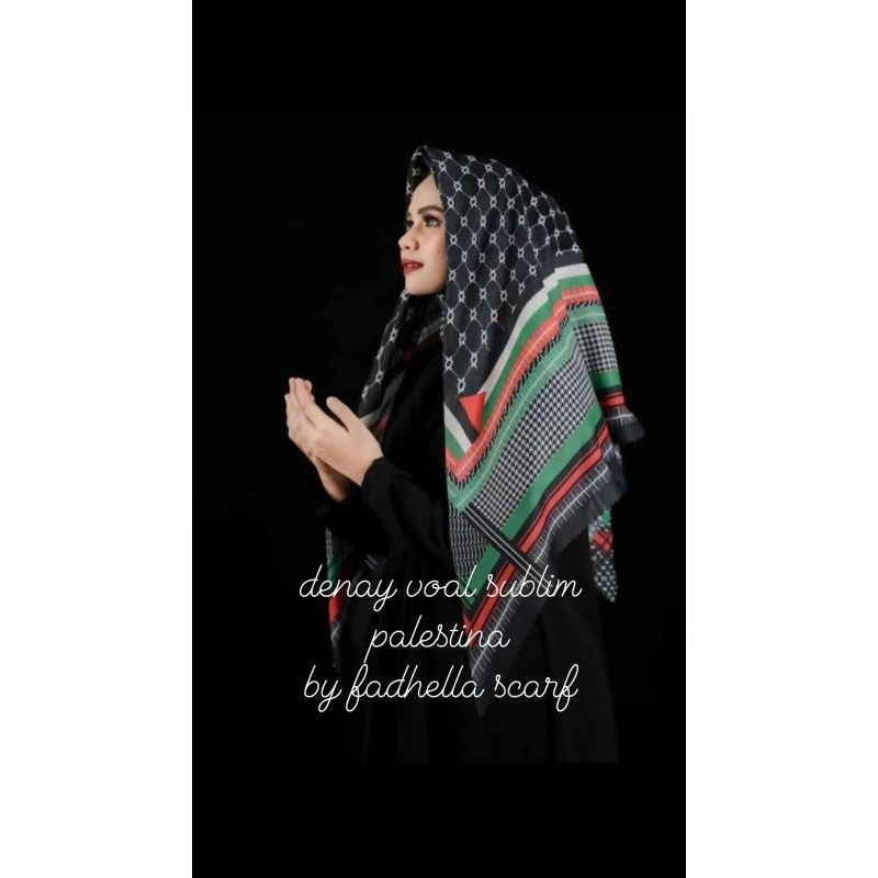 Jual Penawaran Terbatas! DENAY MOTIF PALESTINA SEGI4 MOTIF TERBARU VOAL ...
