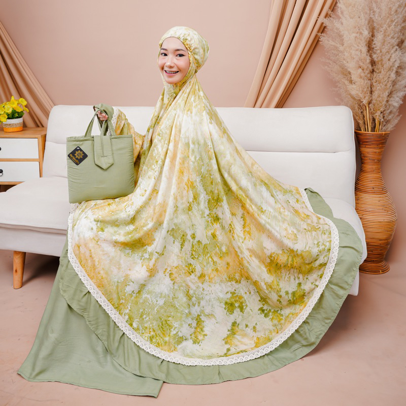 Jual Mukena Rayon Jumbo Terbaru Traveling Bahan Adem Murah Lembut ...