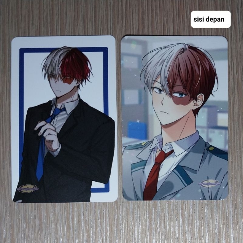 Jual (ready stock) (ubah ke JNE atau j&t) photocard, pc shoto todoroki ...