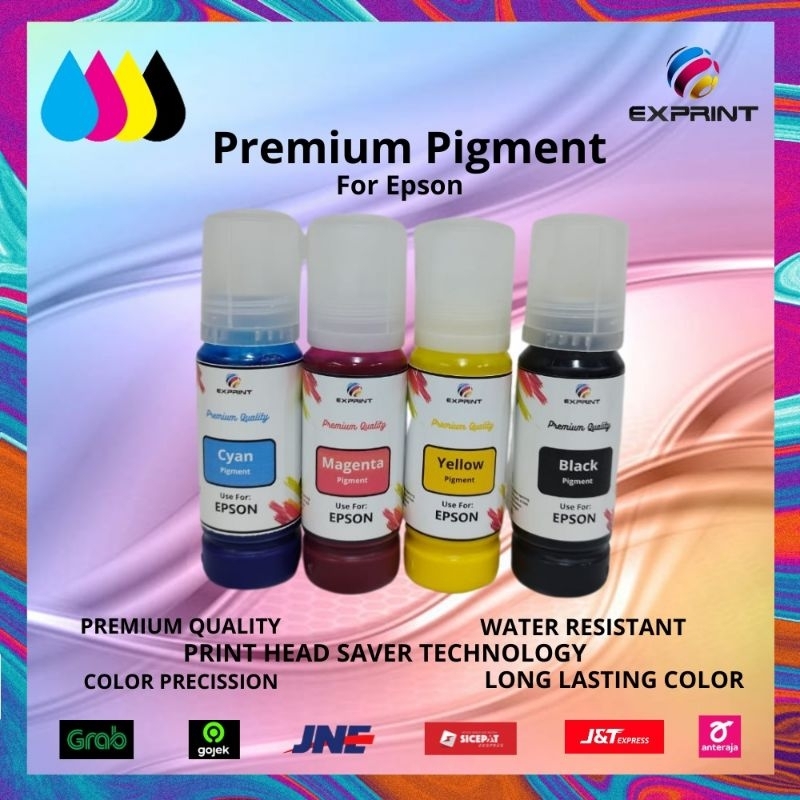 Jual Tinta Pigment Exprint untuk epson L1110,L3110,L3150,L5190 | Shopee ...