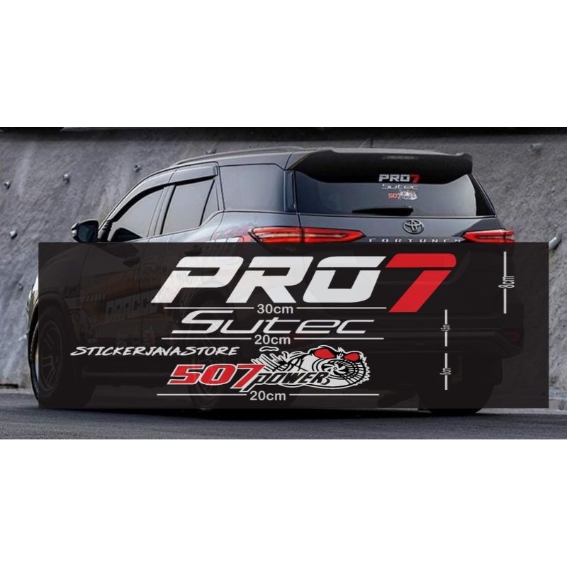 Jual STIKER SATU SET ISI 3 PRO7 SUTEC 507P0WER | Shopee Indonesia