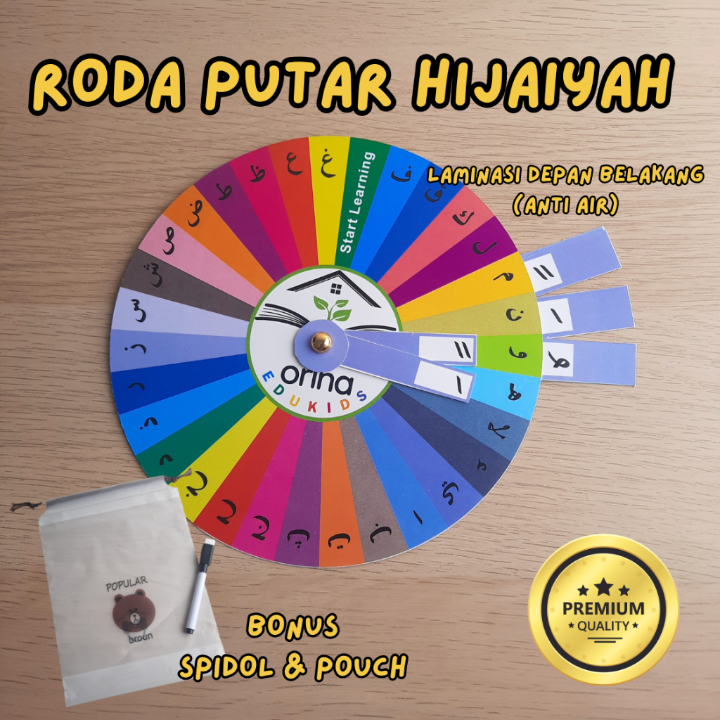 Jual Mainan Edukasi Anak Roda Putar Belajar Baca Hijaiyah 6 Tanda ... Jual Mainan Edukasi Anak Roda Putar Belajar Baca Hijaiyah 6 Tanda ...
