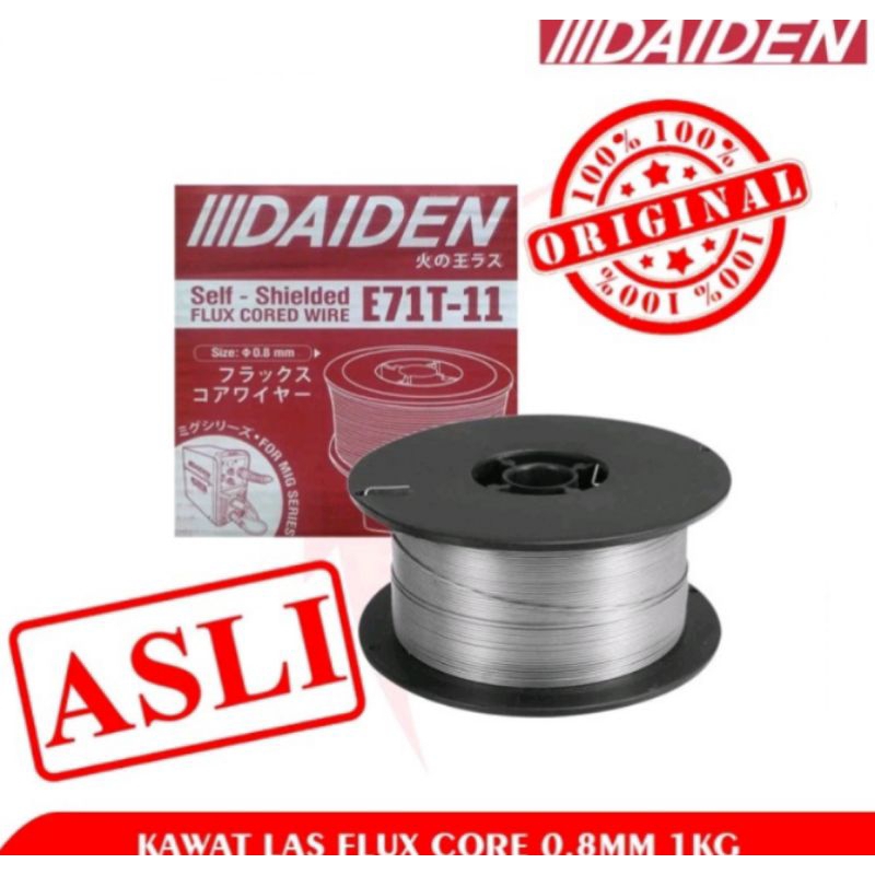 Jual Kawat Las Daiden mesin MIG Flux Core 1Kg Tanpa gas CO2 Murah | Shopee Indonesia