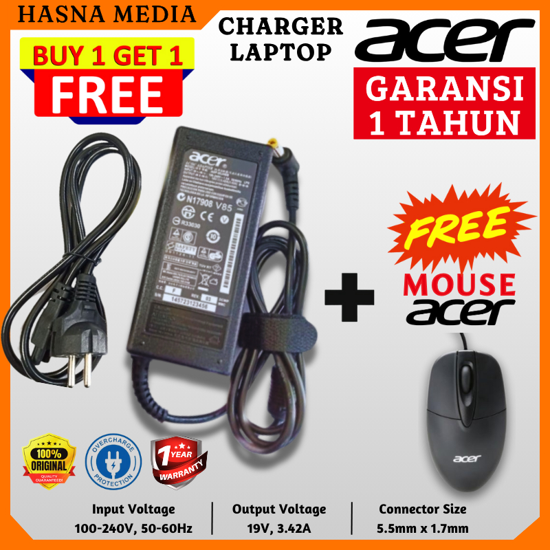 Jual ORI Adaptor Charger Casan Laptop Acer Aspire E1 421 431 432 451 470 471 472G V5 431 471G ...