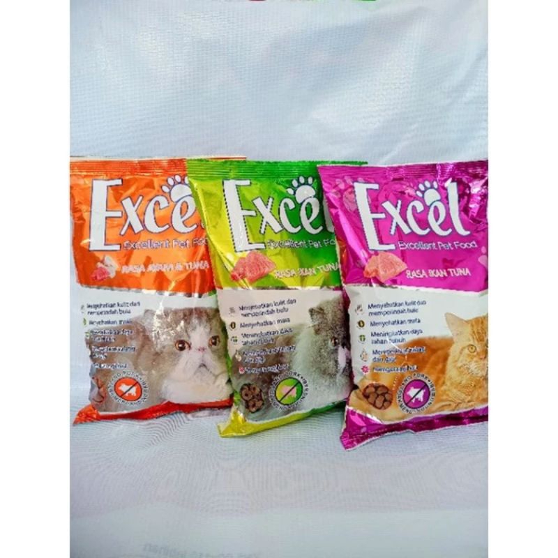 Jual Excel Dry Food 500gr | Makanan Kucing Kering Excel | Shopee Indonesia