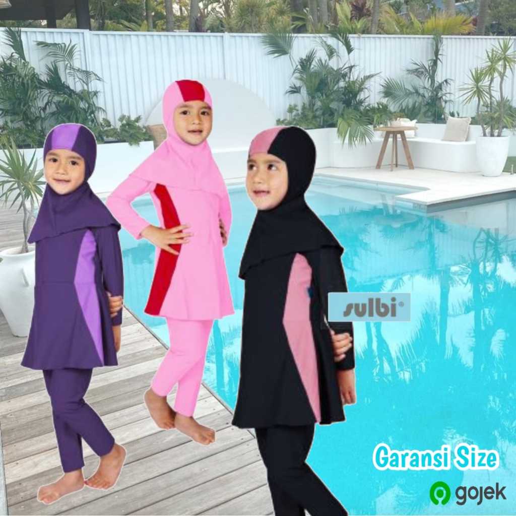 Jual Baju Renang Anak Balita Tanggung Remaja Muslim Muslimah Sulbi ...