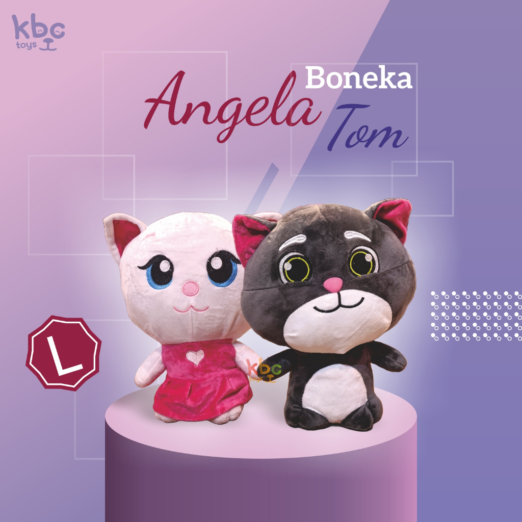Jual Boneka Tom Dan Angela Size L 25cm Bahan Yelvo Sangat Lembut Cocok ...