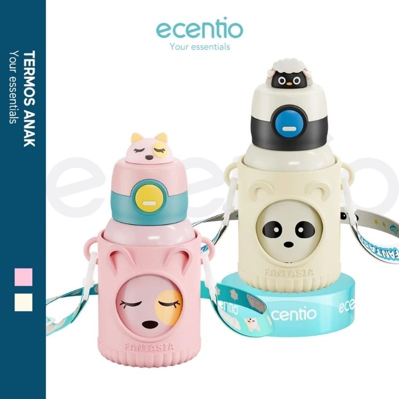 Jual Ecentio Botol Minum Anak Stainless Steel 500ml | Shopee Indonesia